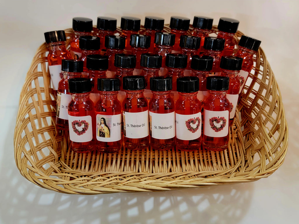 100 Bottles of St. Therese of Lisieux Rose Scented Relic Oil ...